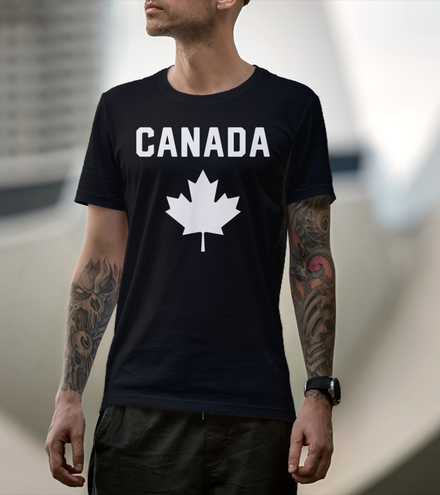 Canada Maple Leaf Minimalist T-Shirt