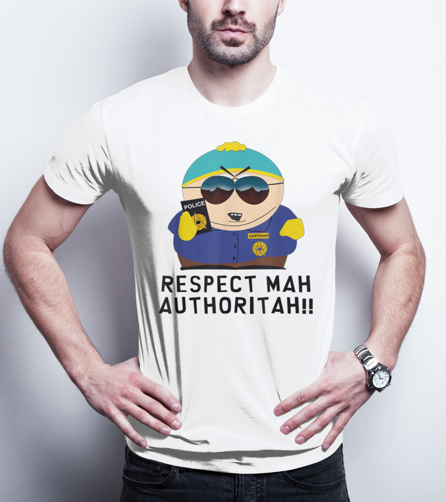Cartman Police Respect Mah Authoritah T-Shirt