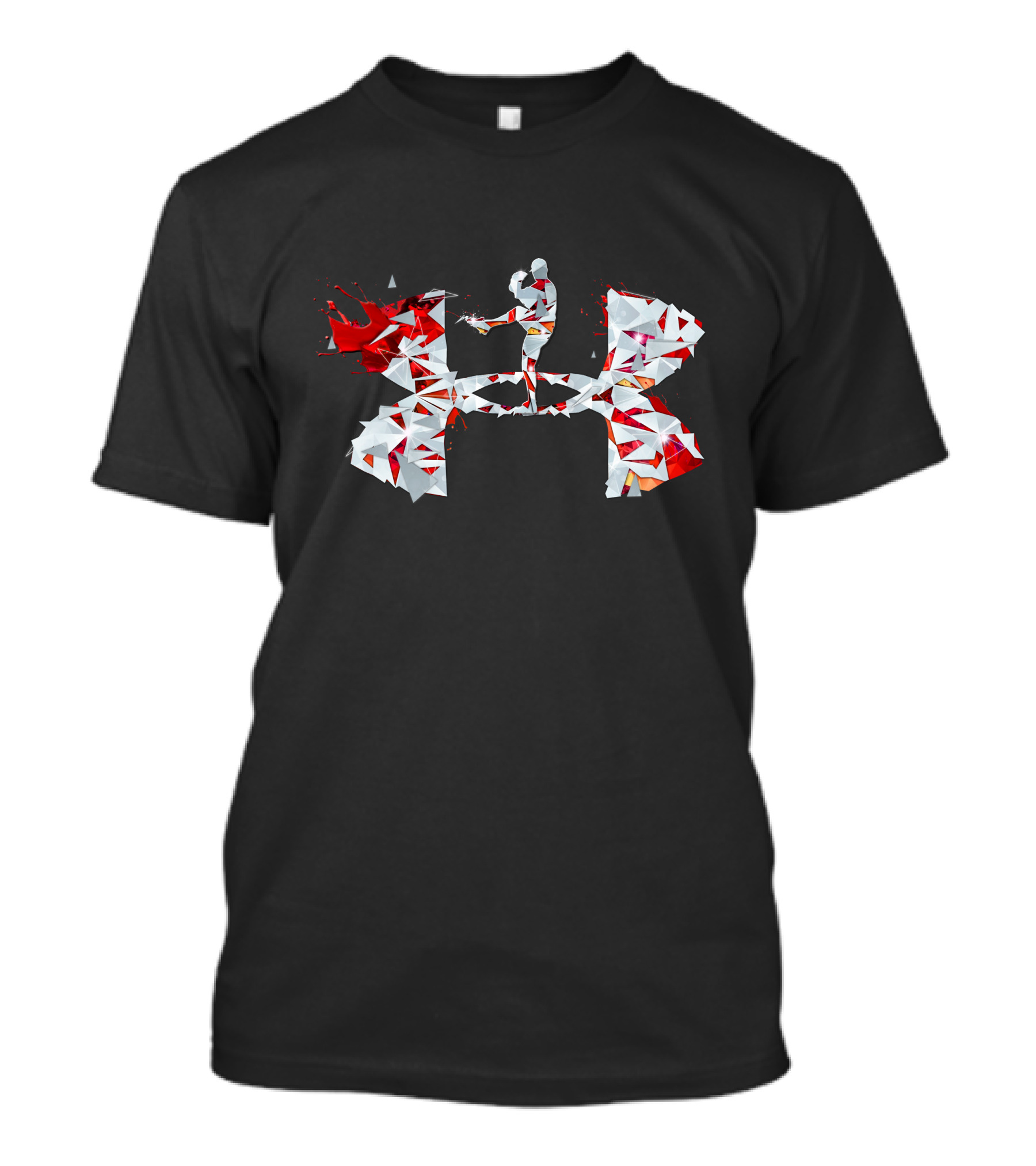 Under Armour Geometric Mma Fighter Kick T-Shirt