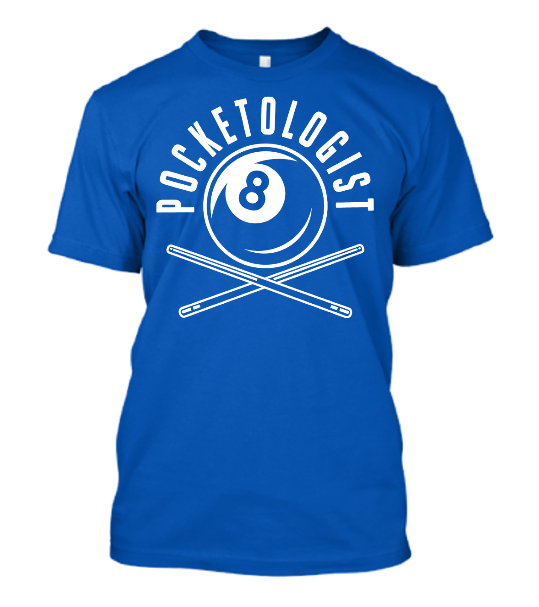 Pocketologist Billiards 8 Ball Cue T-Shirt