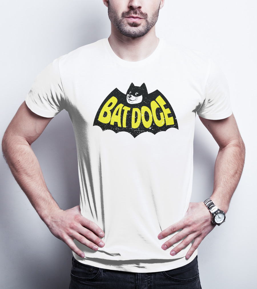 Bat Doge BatDoge Iconic Superhero Doge T-Shirt