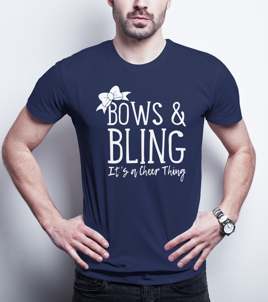Bows And Bling It's A Cheer Thing Enthusiasts Unite T-Shirt