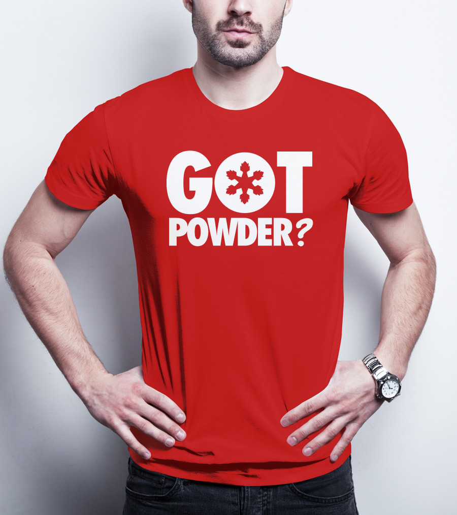 Got Powder Snowflake Skiing Enthusiast T-Shirt
