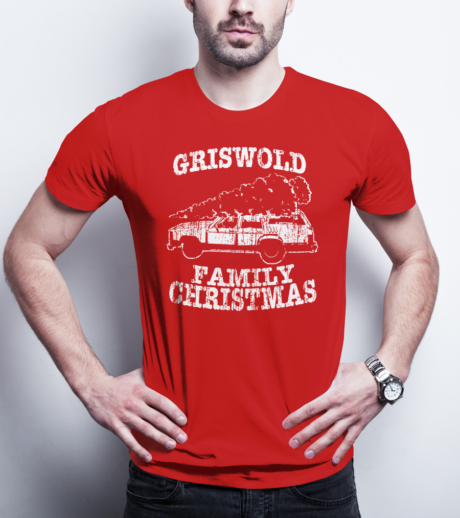 Griswold Family Christmas Tree Car Journey T-Shirt