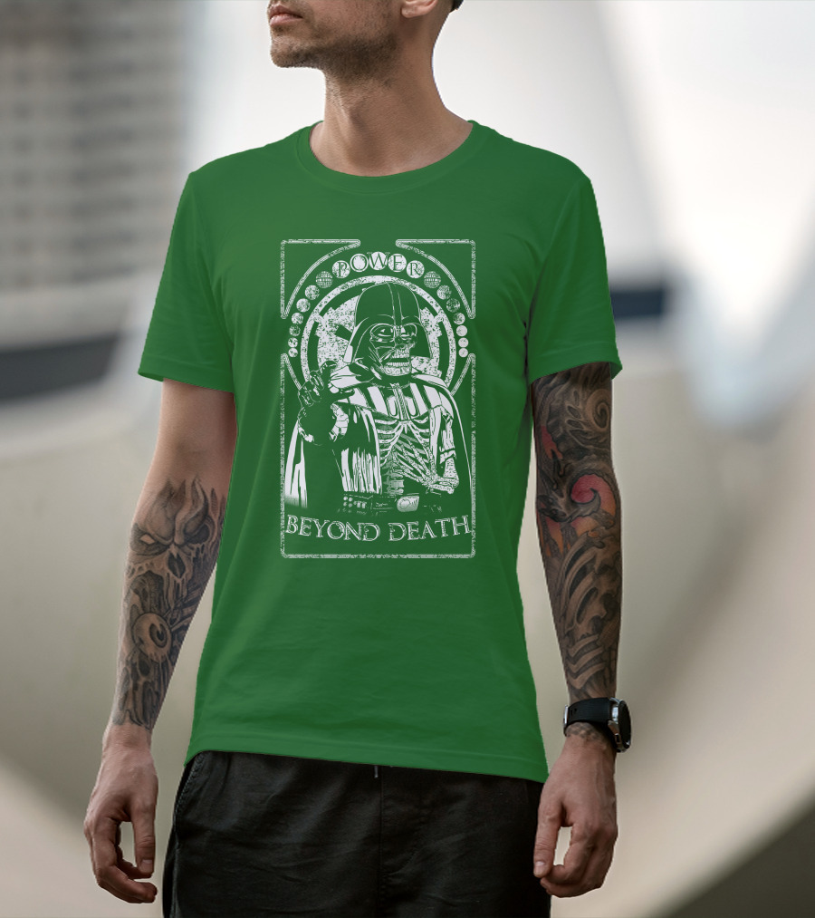 Power Beyond Death Darth Vader Skeleton Vintage T-Shirt