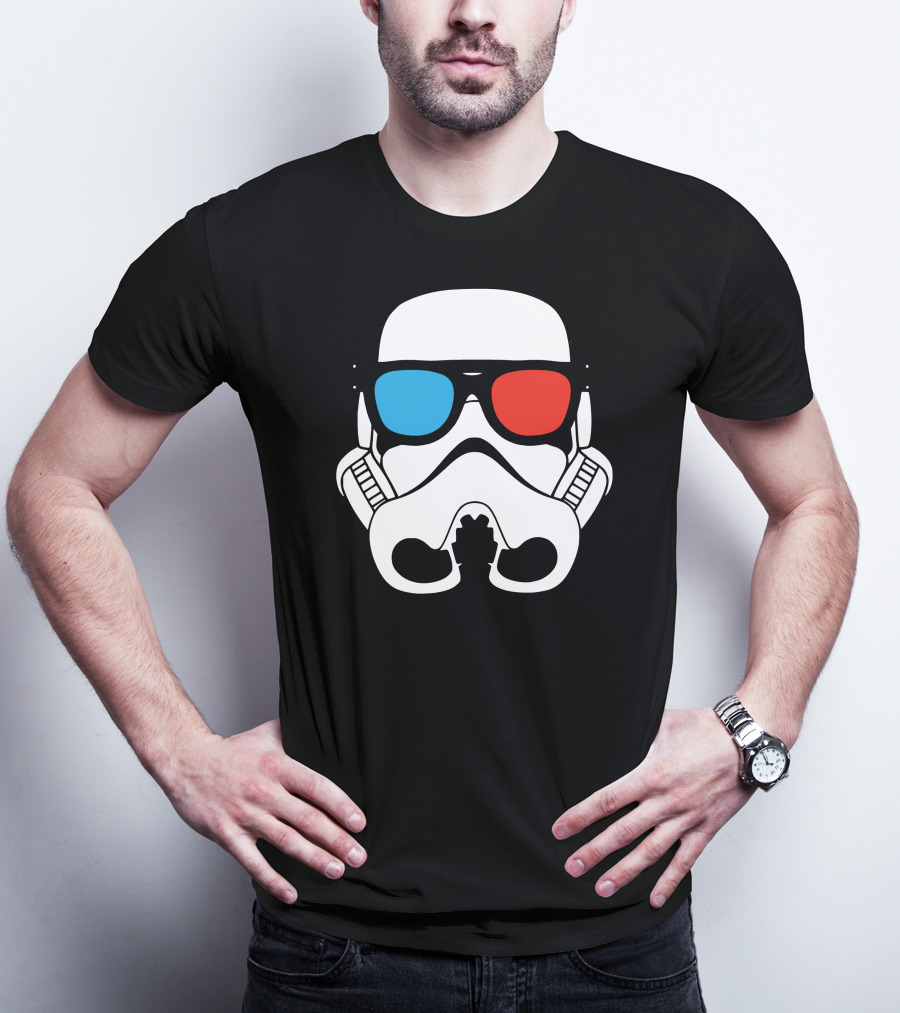 Cool Trooper 3D Glasses Stormtrooper T-Shirt