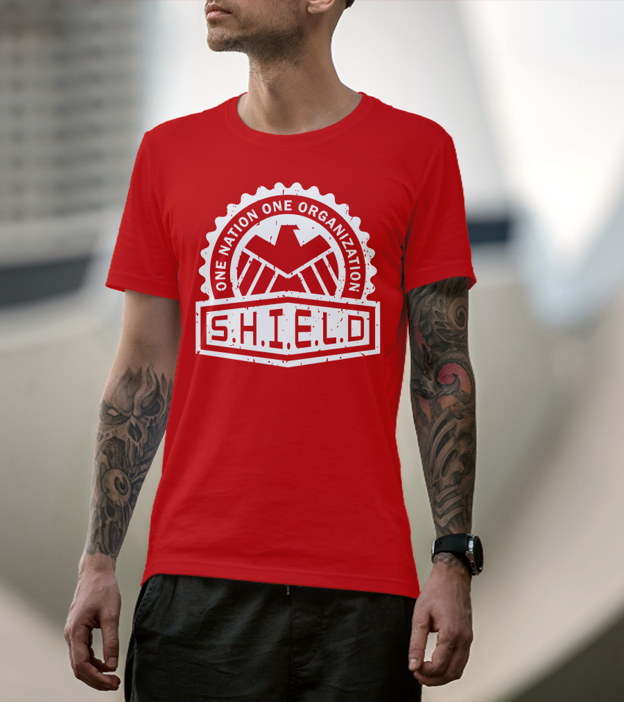One Nation One Organization S.H.I.E.L.D. Crest Series T-Shirt