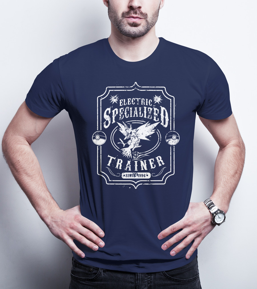 Electric Specialized Trainer Zapdos Since 1996 Pokémon Pokéball T-Shirt
