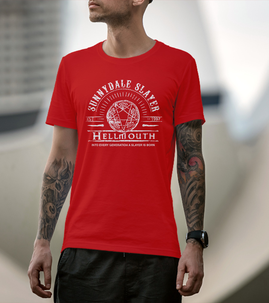 Sunnydale Slayer Hellmouth EST 1997 Into Every Generation A Slayer Is Born T-Shirt