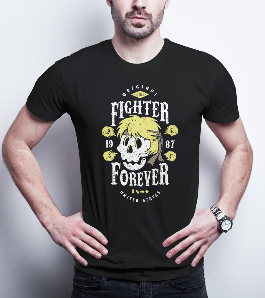 Original Street Fighter Forever 1987 United States T-Shirt