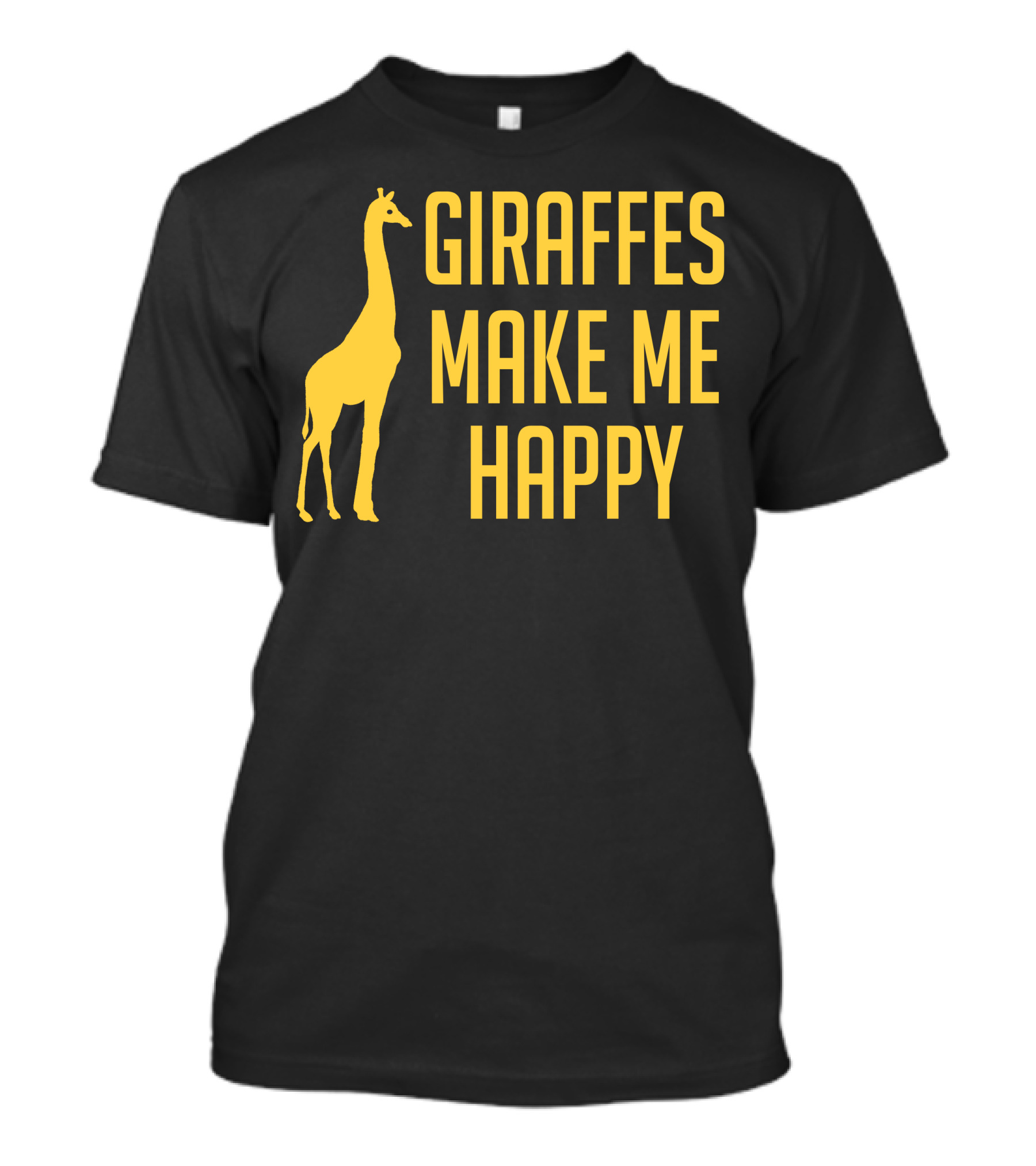 Giraffes Make Me Happy T-Shirt