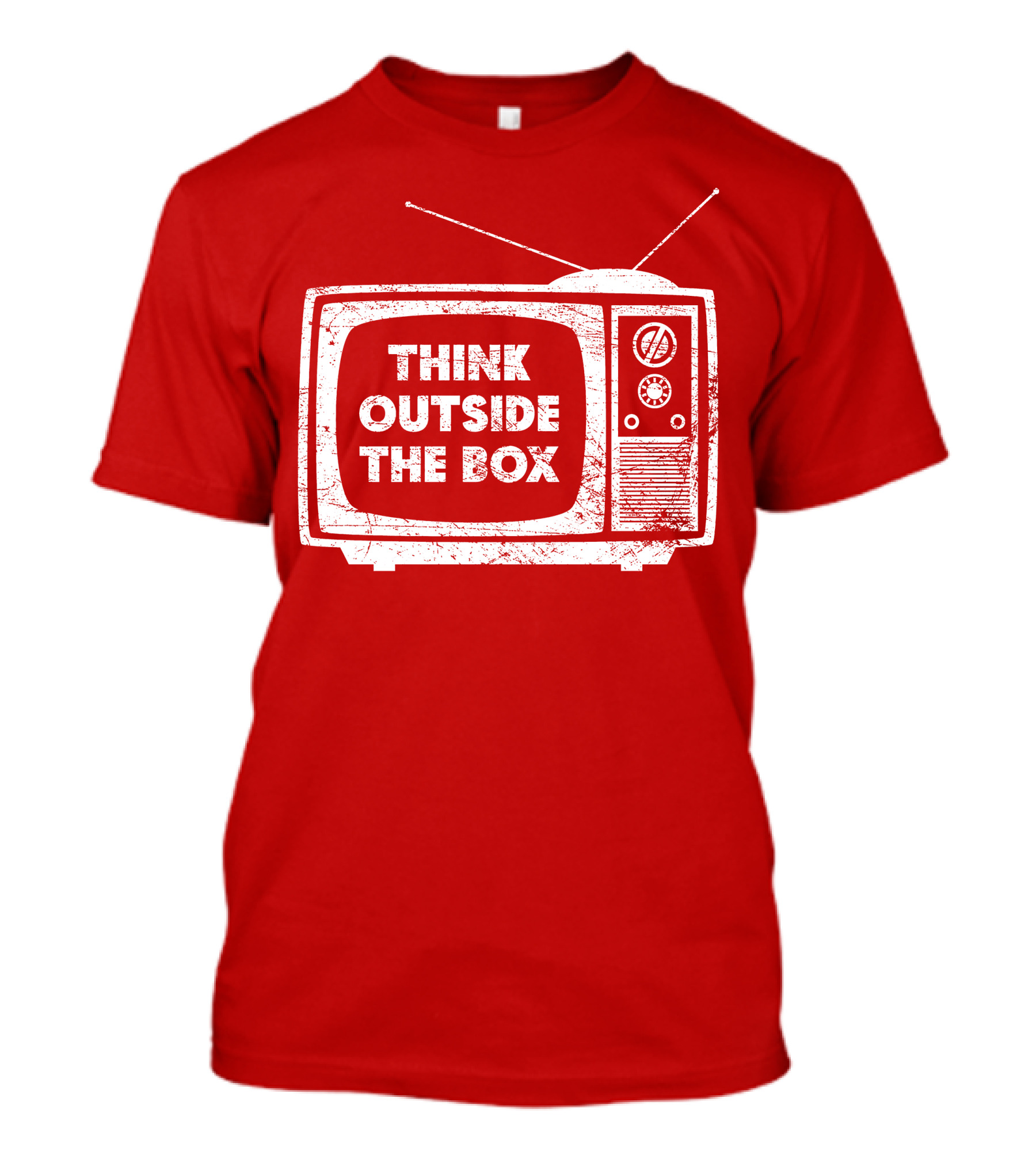 Think Outside The Box Retro Television Concept T-Shirt