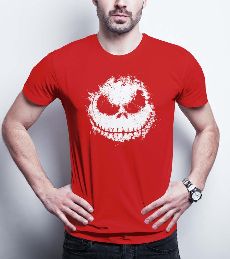 Ink Nightmare Grinning Skull T-Shirt