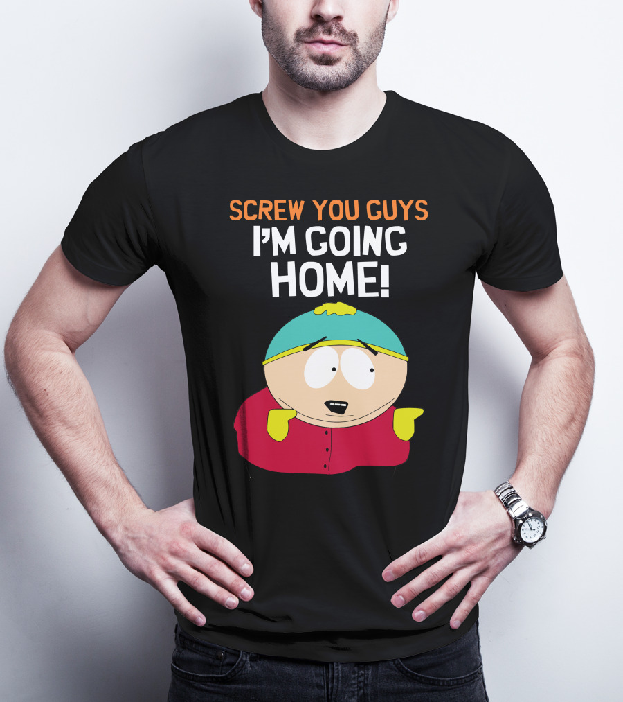 Screw You Guys I'm Going Home South Park Character T-Shirt