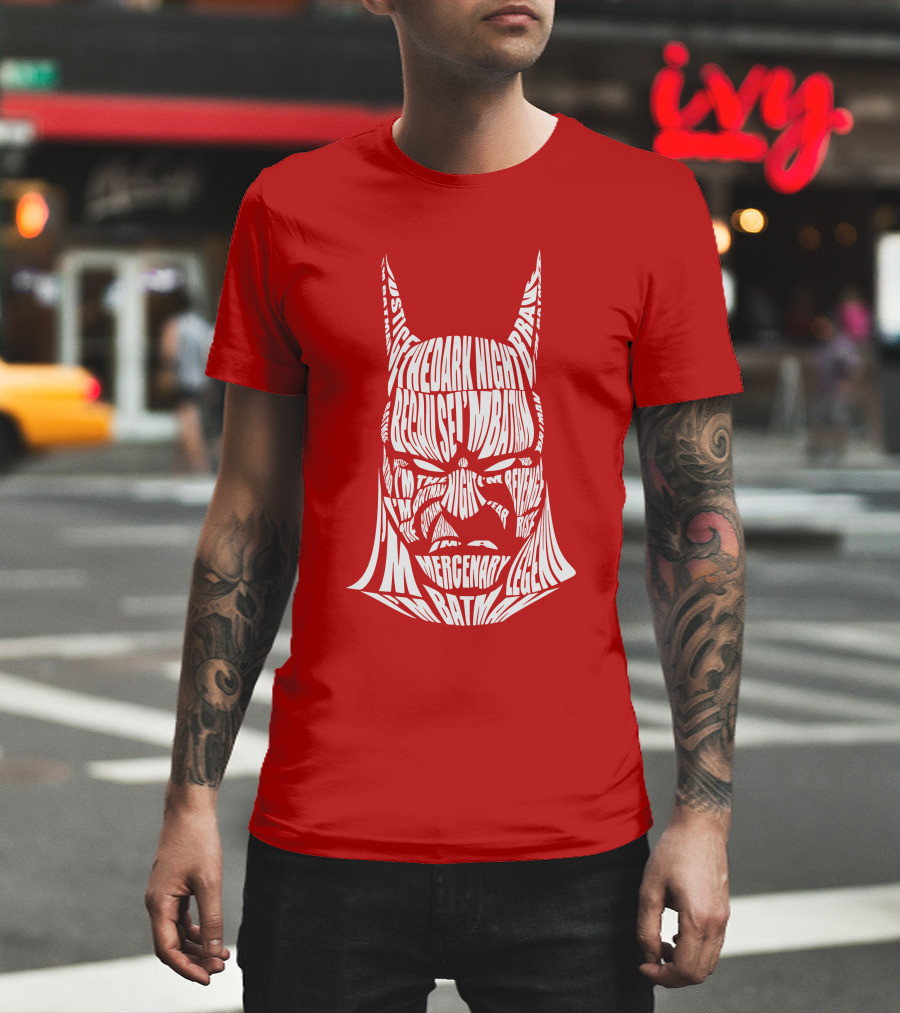 The Dark Knight Rises Batman Legend Mercenary Justice T-Shirt