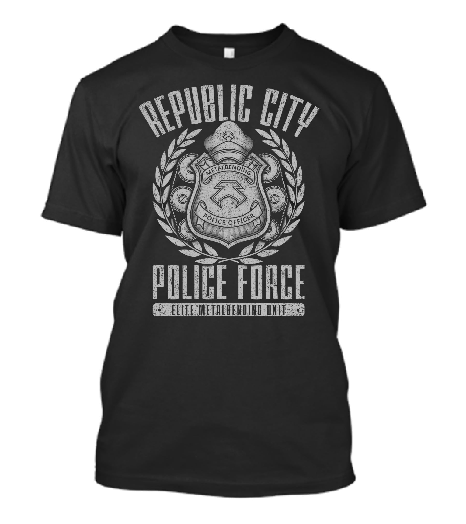 REPUBLIC CITY POLICE FORCE METALBENDING POLICE OFFICER ELITE UNIT T-Shirt