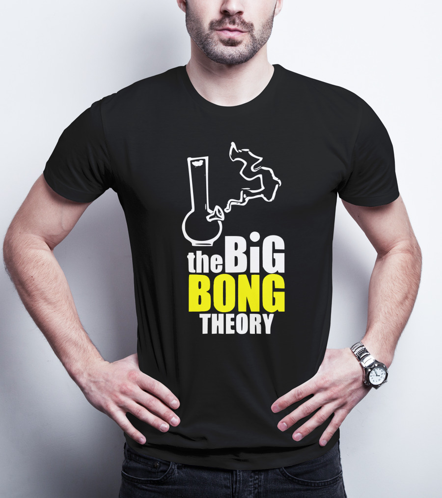 The Big Bong Theory White Bong Smoke T-Shirt