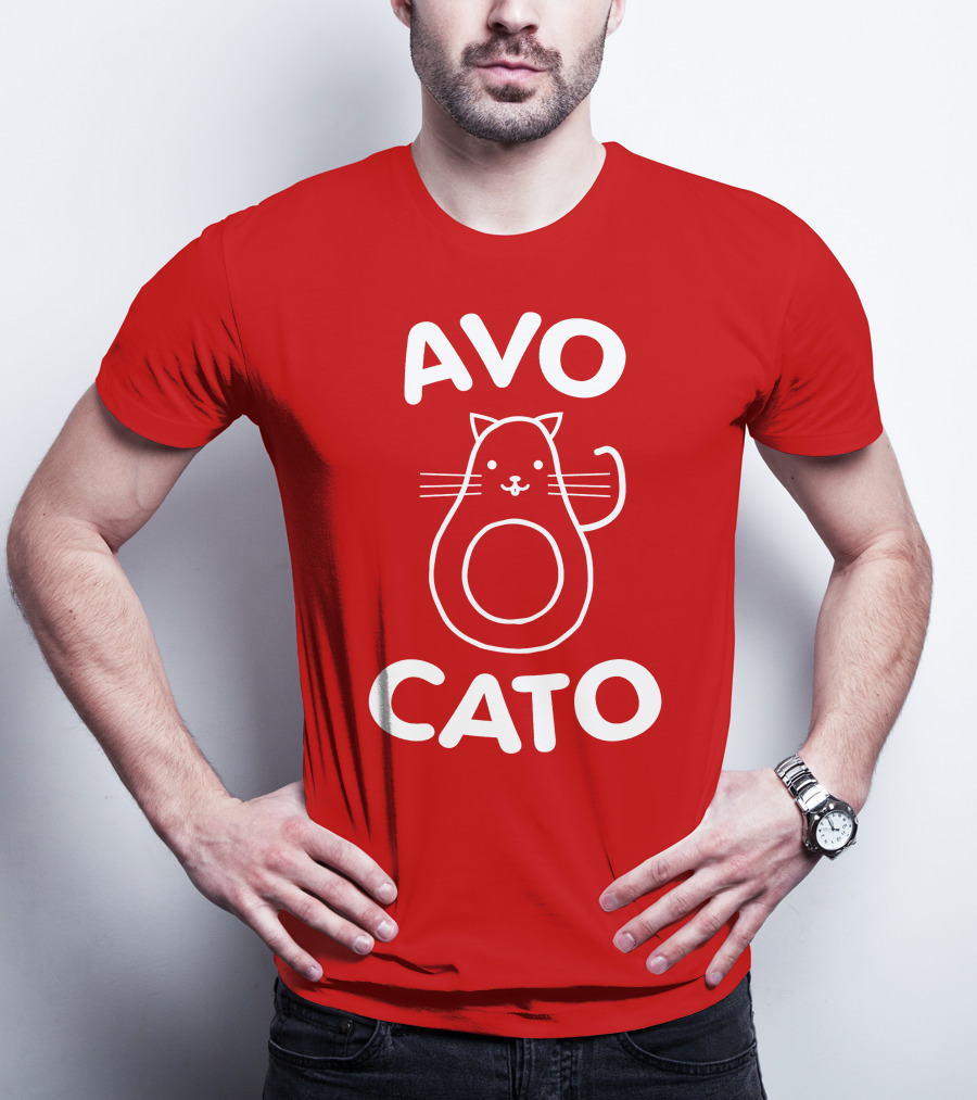 AVO CATO Cat Avocado Pun T-Shirt
