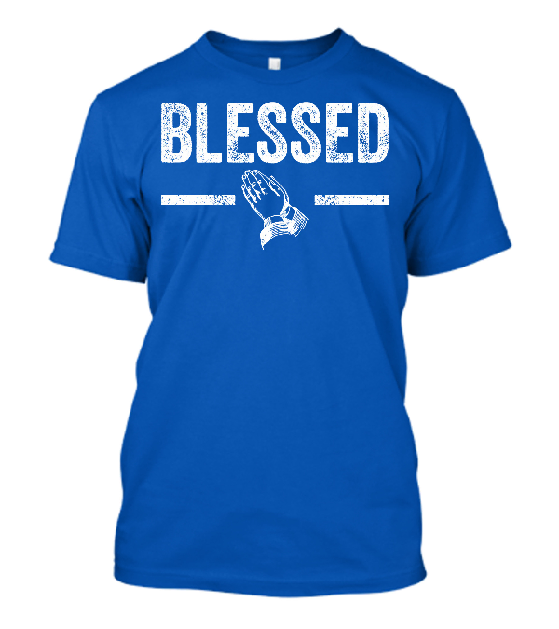 Blessed Praying Hands Christian Faith T-Shirt