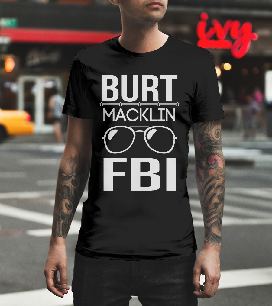 Burt Macklin FBI Sunglasses Stars T-Shirt