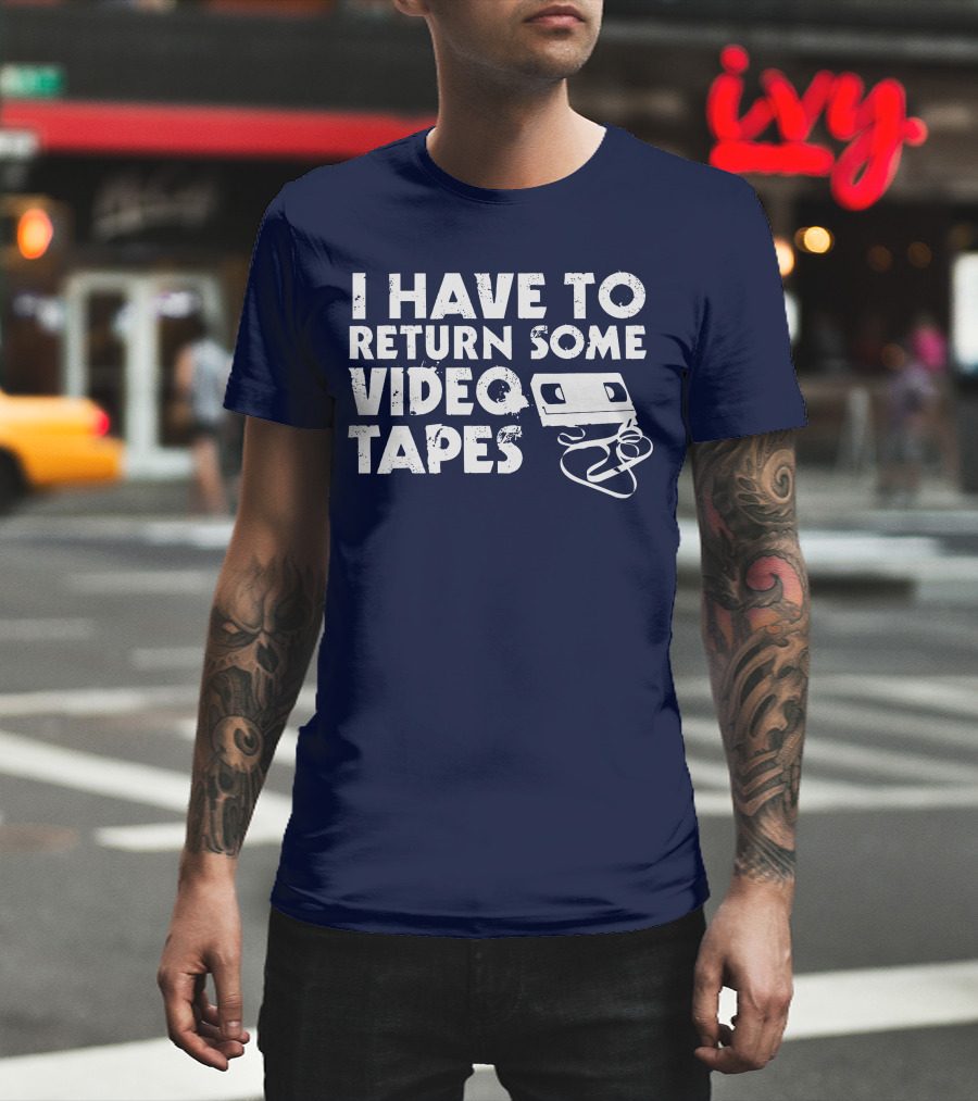I Have To Return Some Video Tapes American Psycho T-Shirt