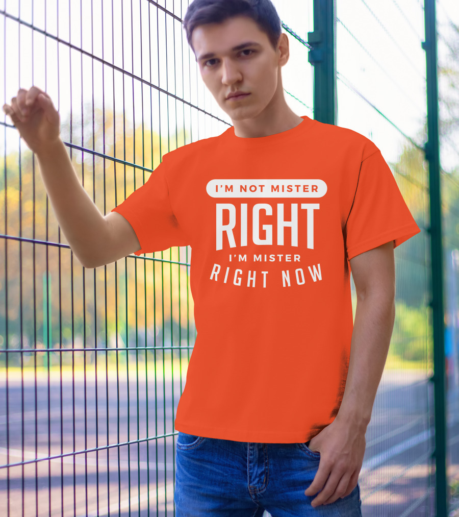 I'm Not Mister Right I'm Mister Right Now T-Shirt