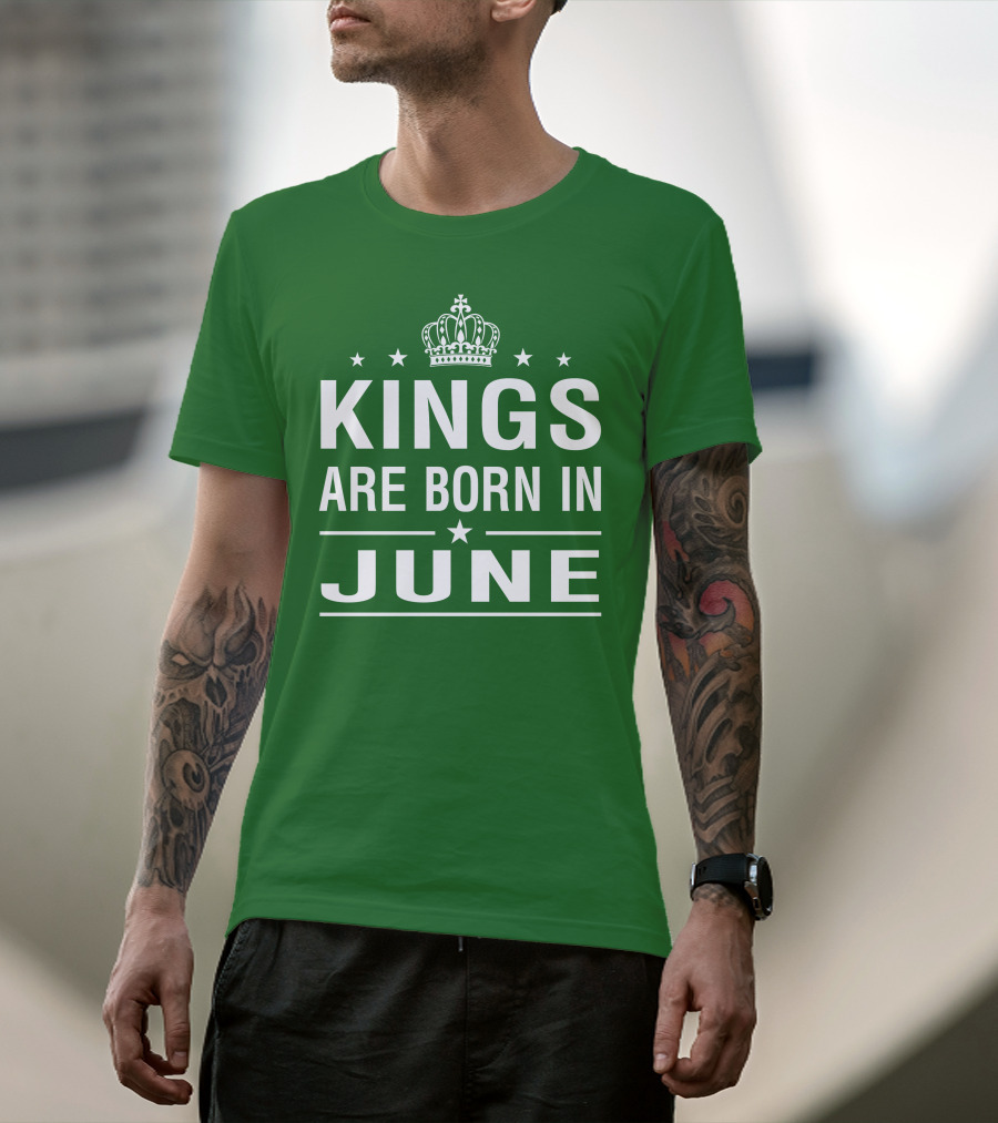 June Kings Birthday Crown Stars T-Shirt