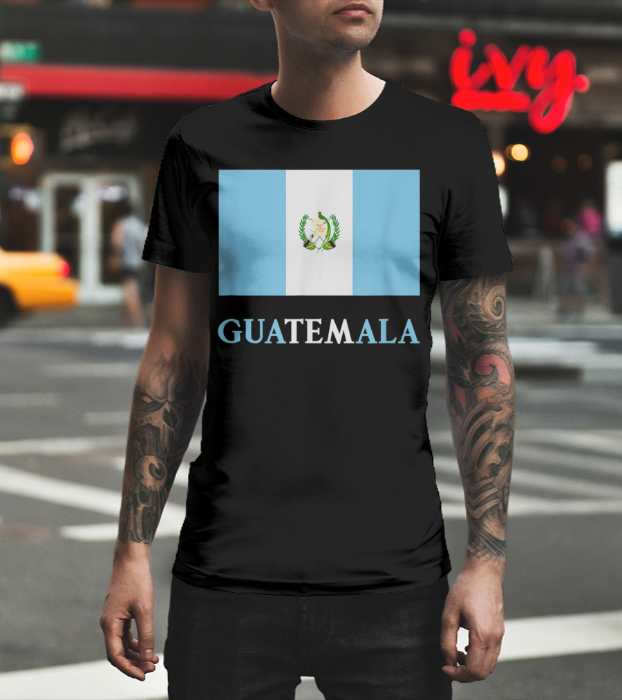 Guatemala Flag Bandera Guatemalteca Guatemala T-Shirt
