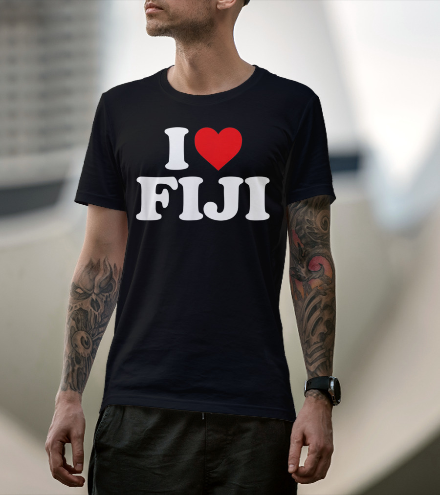 I Heart Fiji Love T-Shirt