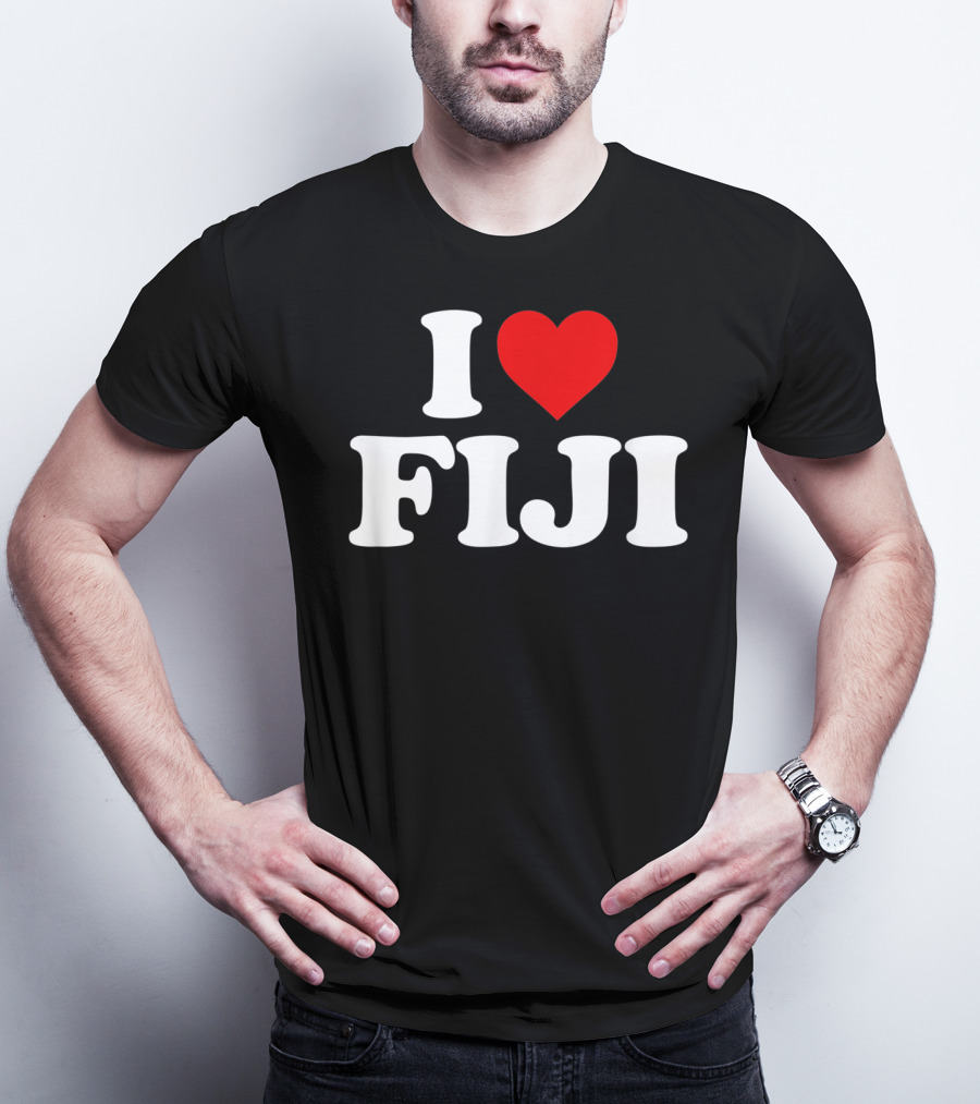 I Heart Fiji Love T-Shirt