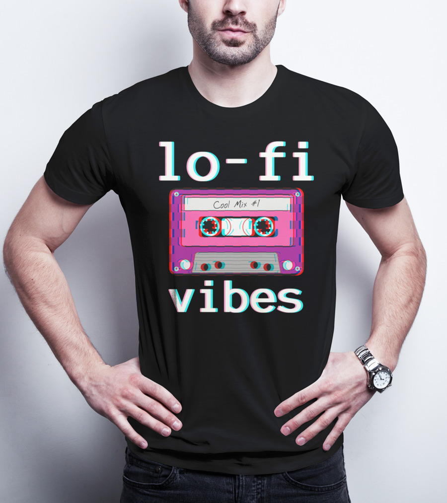 Lo-Fi Vibes Cool Mix #1 Tape Aesthetic T-Shirt