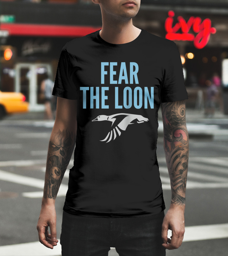 Minnesota Soccer Fear The Loon FC Bird Emblem T-Shirt