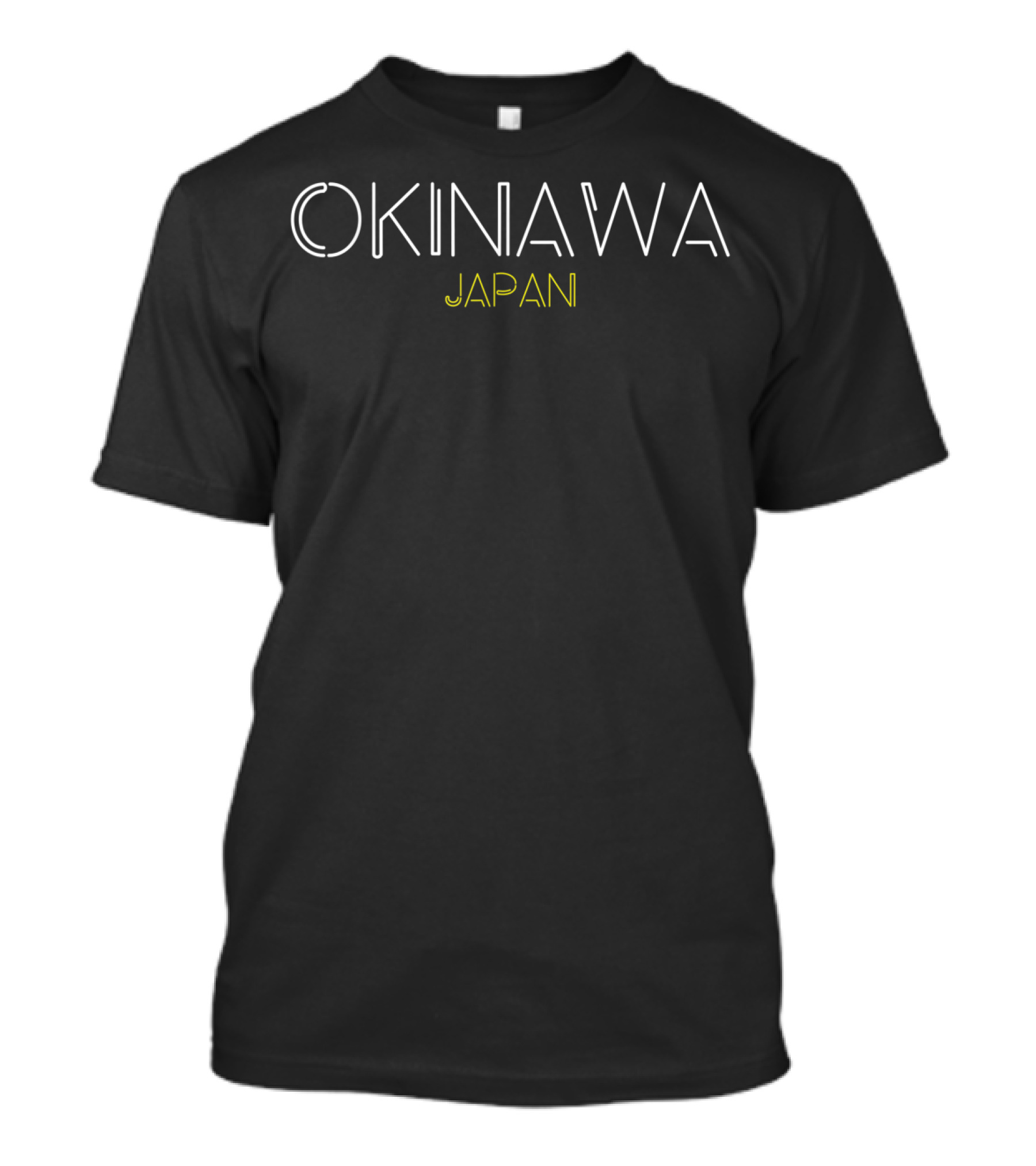 Okinawa Japan Retro Neon T-Shirt