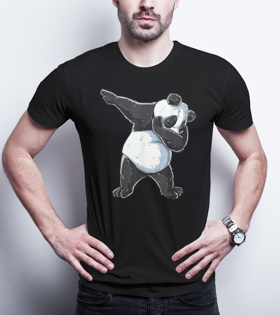 Panda Costume Dabbing Panda Dabbing Dance Pose T-Shirt