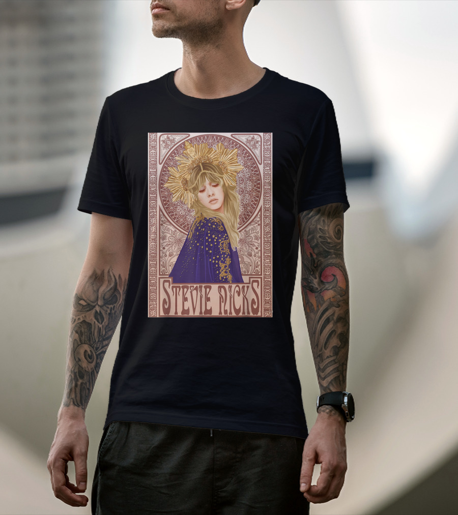 Stevie Nicks Retro Art Nouveau T-Shirt