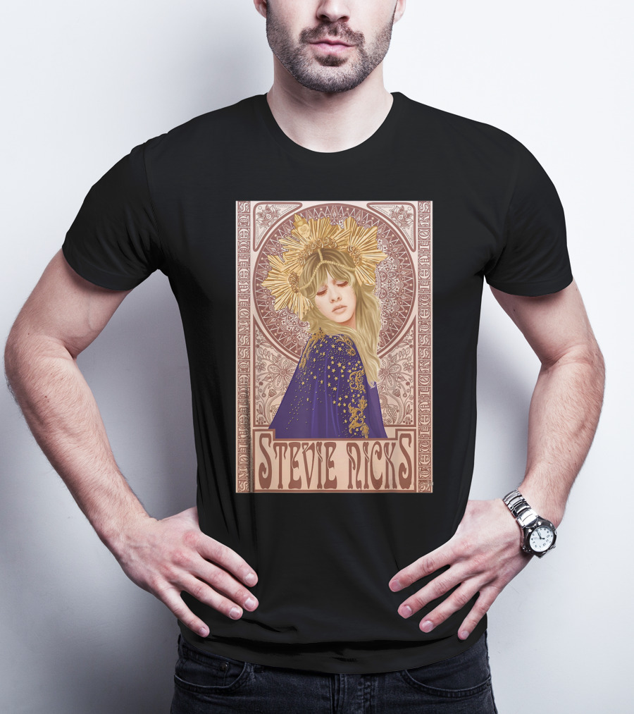 Stevie Nicks Retro Art Nouveau T-Shirt