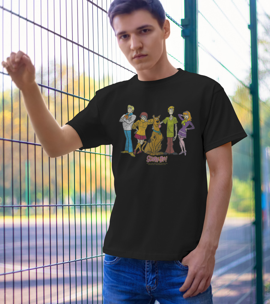 Scooby-Doo Mystery Inc. Classic Characters Animation T-Shirt