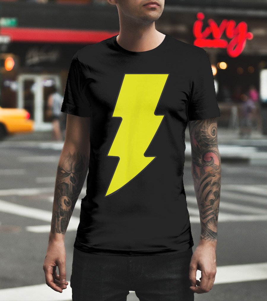 Shazam Lightning Bolt T-Shirt