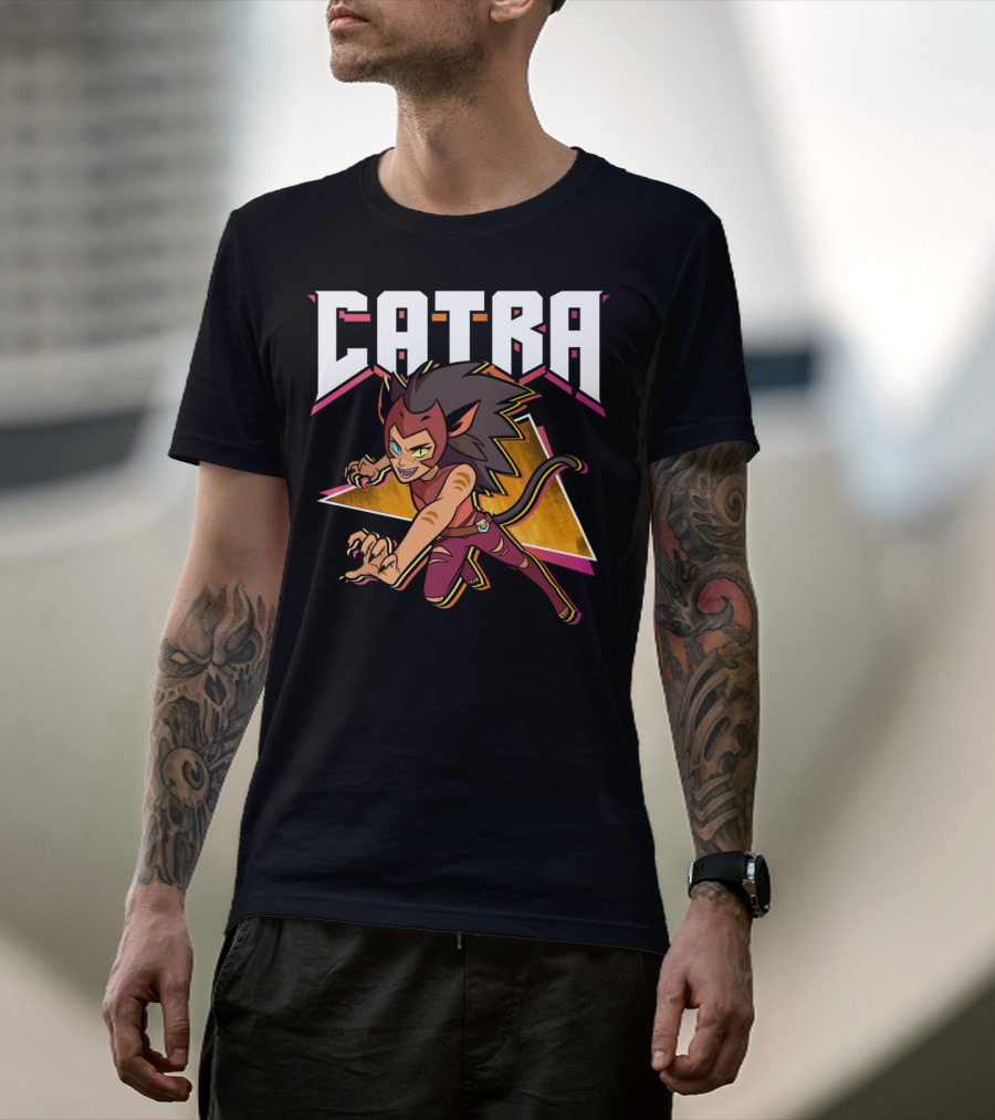 Catra Character Art From She-Ra And The Princesses Of Power Series T-Shirt