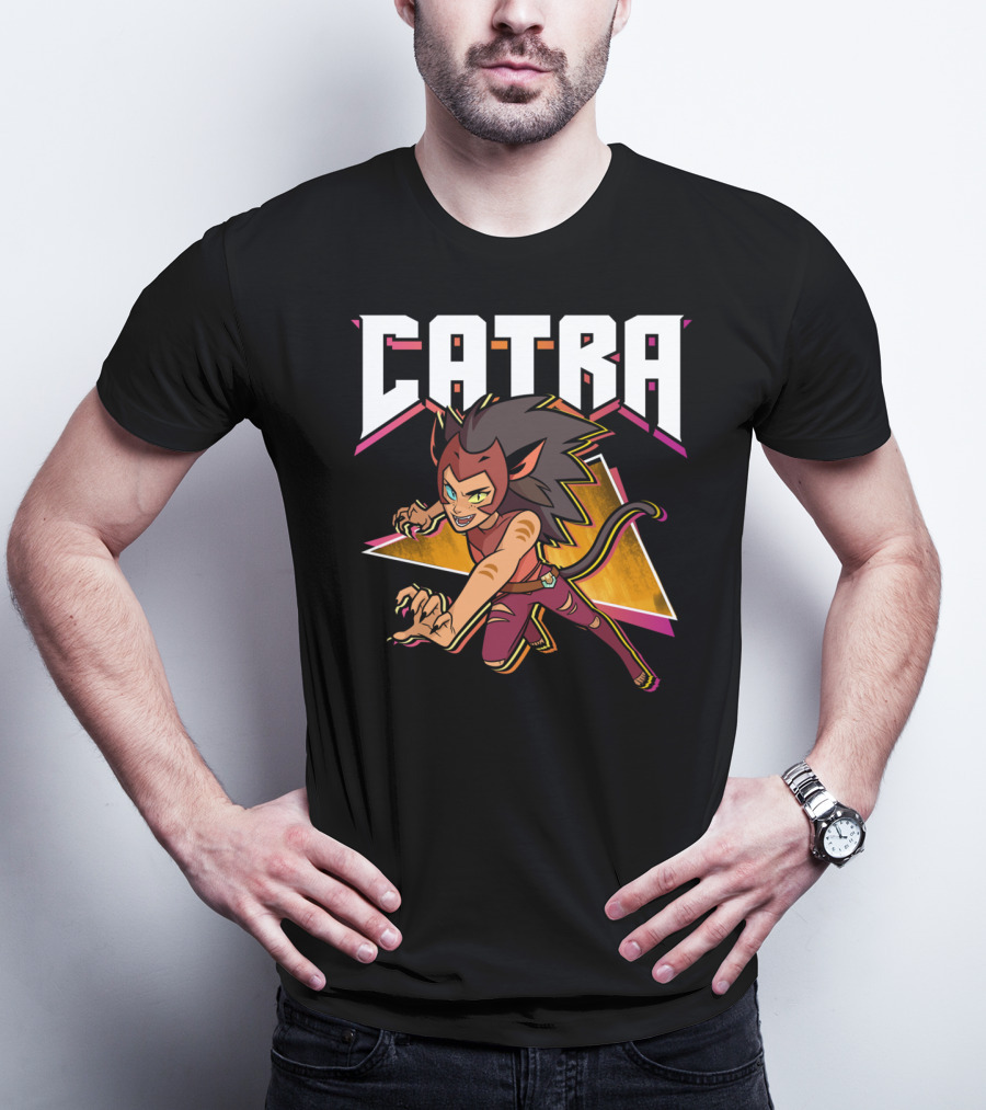 Catra Character Art From She-Ra And The Princesses Of Power Series T-Shirt