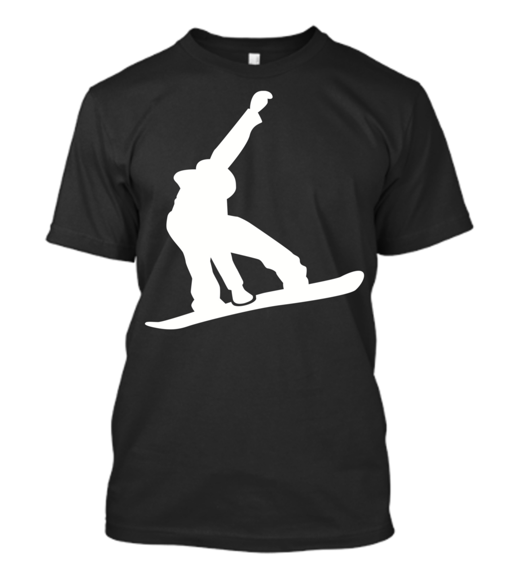 Snowboarder Snowboarding Silhouette Jumper T-Shirt