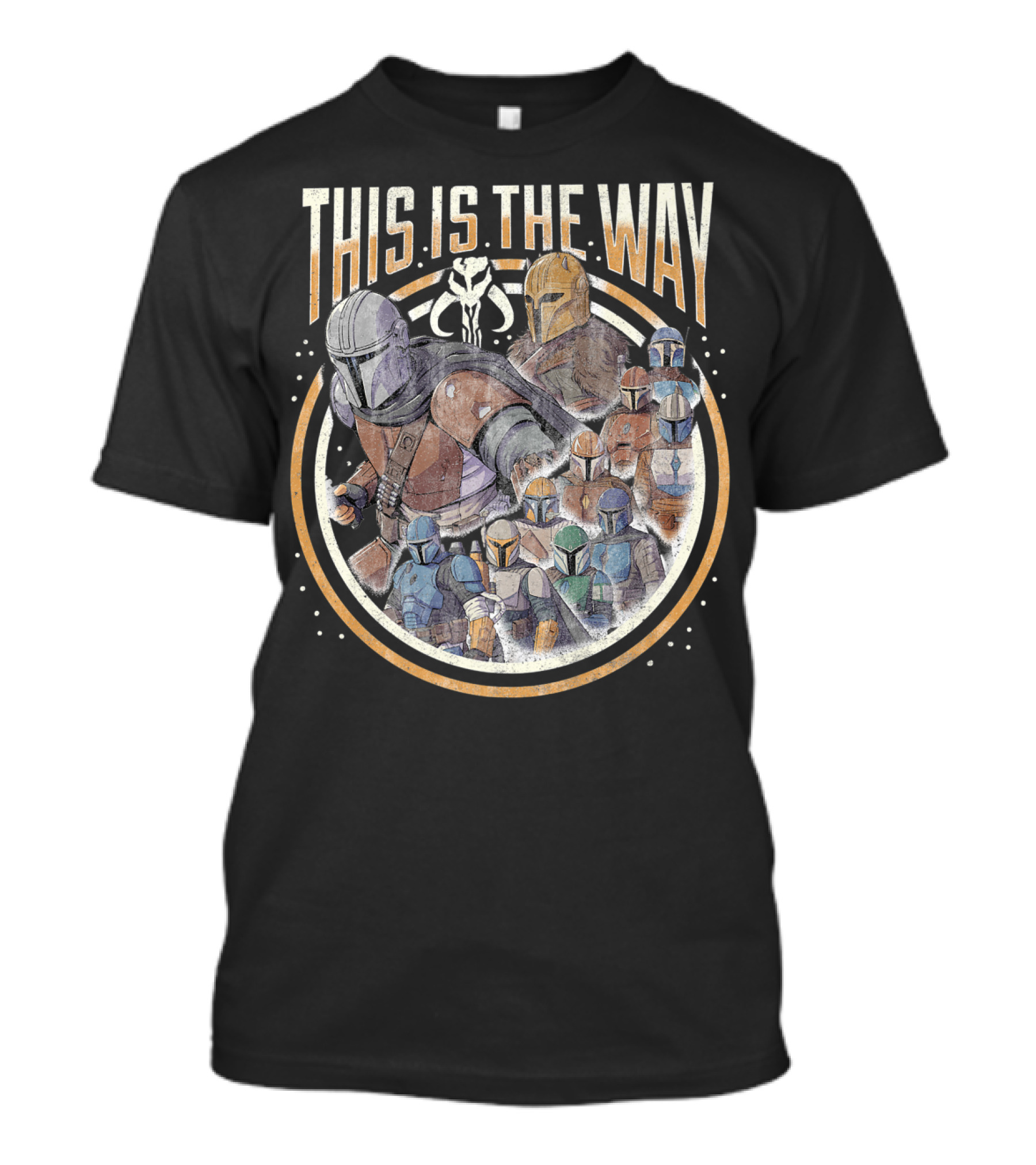 This Is The Way Mandalorian Group Shot Star Wars T-Shirt