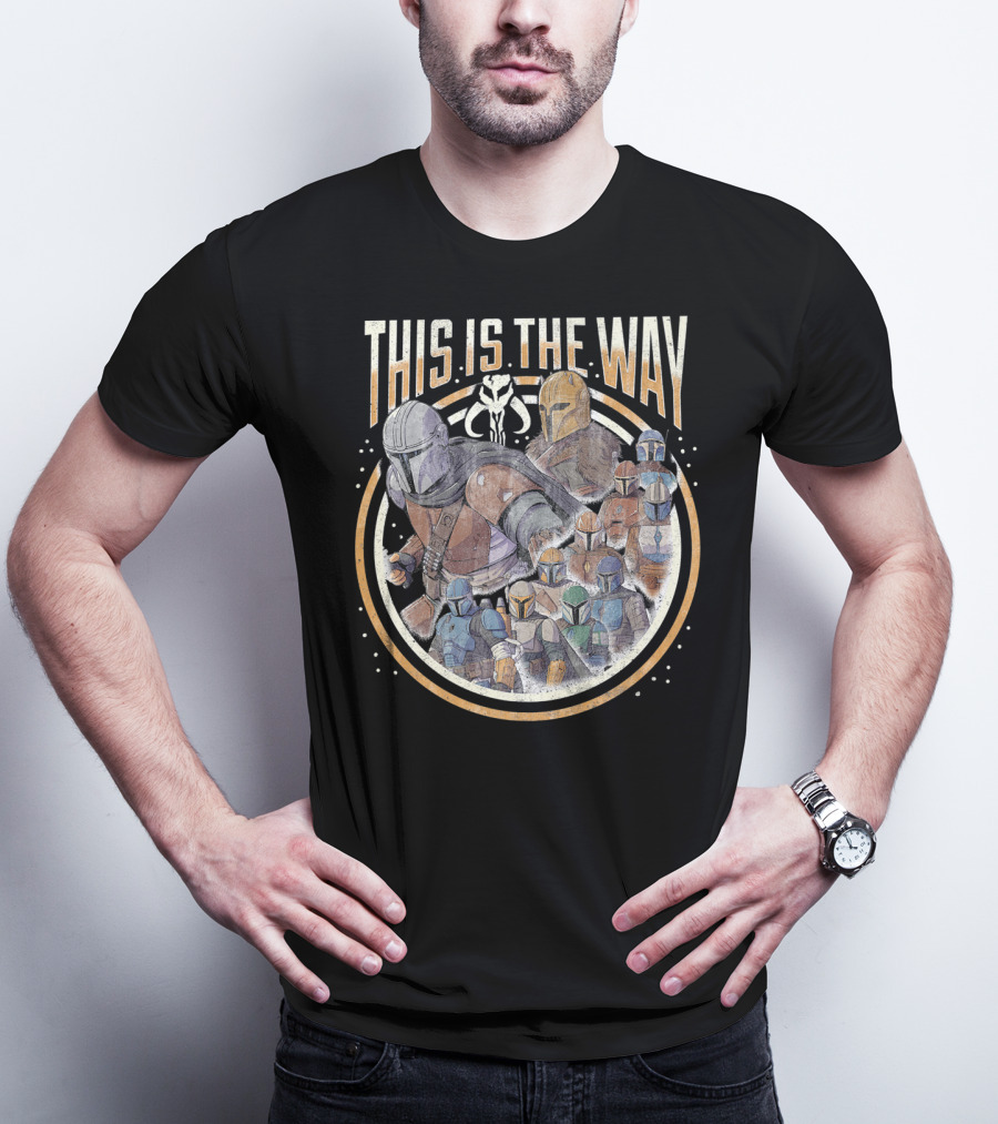 This Is The Way Mandalorian Group Shot Star Wars T-Shirt