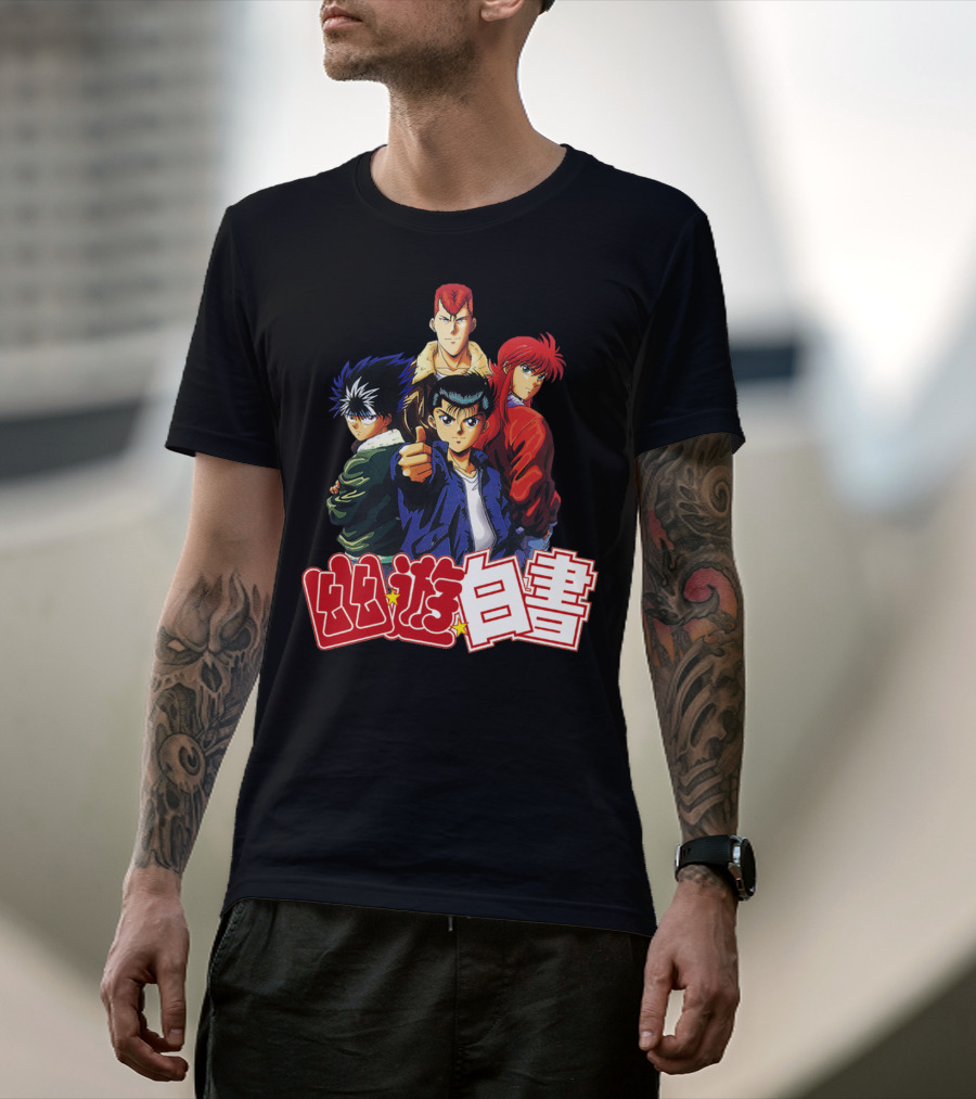 Yuyu Hakusho Anime Team Characters T-Shirt