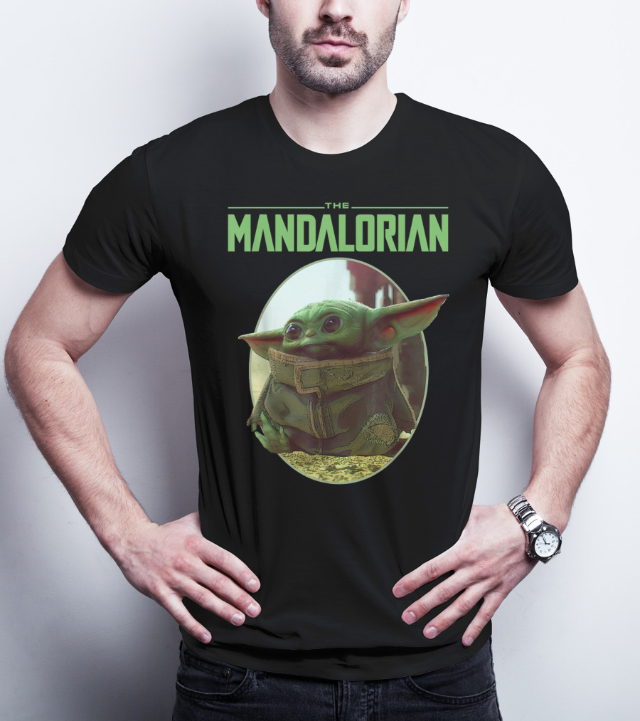 The Mandalorian The Child Star Wars Circle T-Shirt