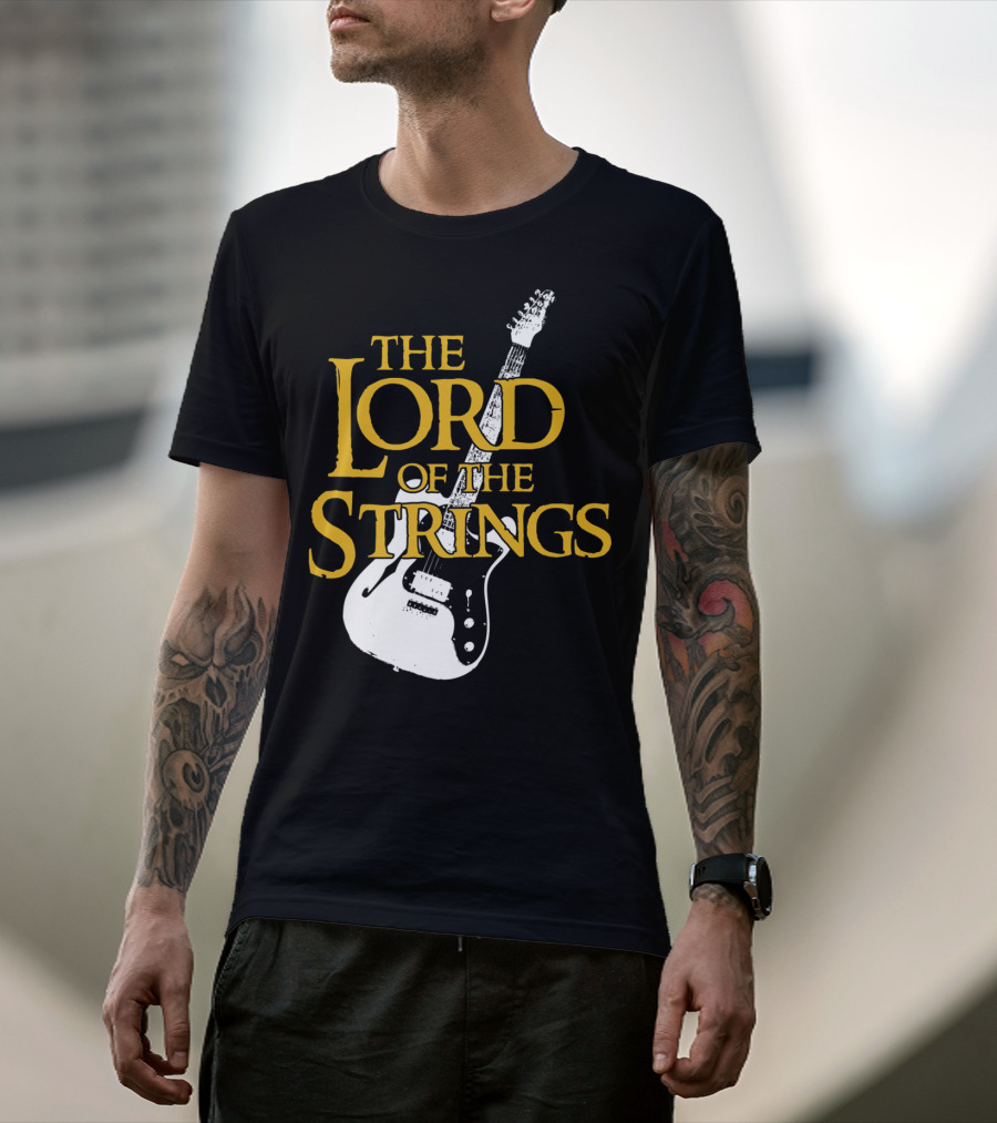 The Lord Of The Strings Electric Guitar T-Shirt