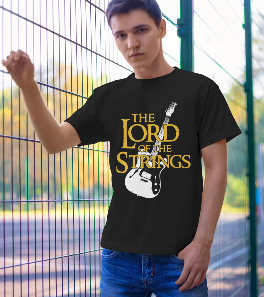 The Lord Of The Strings Electric Guitar T-Shirt