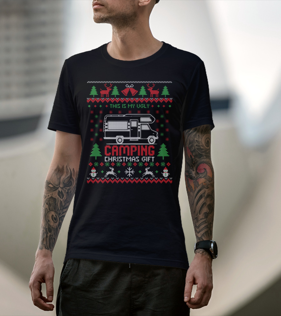 This Is My Ugly Camping Christmas Gift T-Shirt