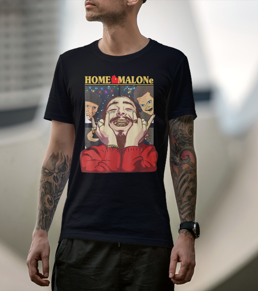 HOME MALONe Vintagehomemalone Christmas Winter T-Shirt