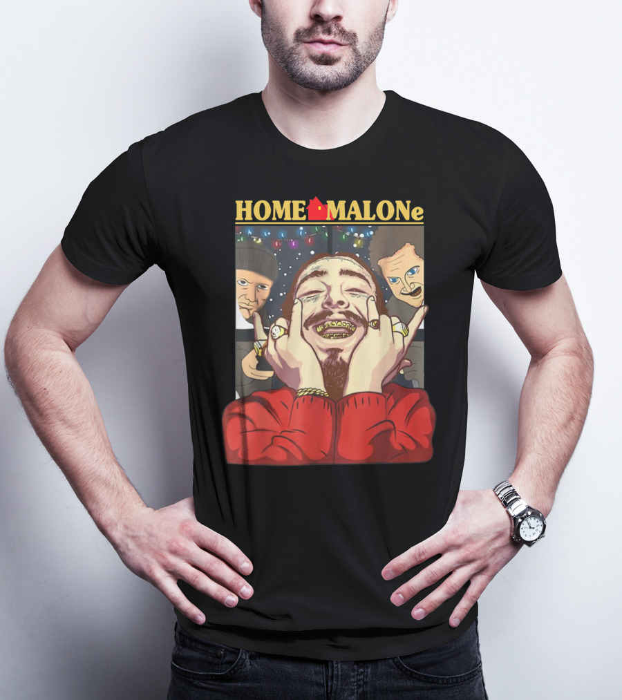 HOME MALONe Vintagehomemalone Christmas Winter T-Shirt